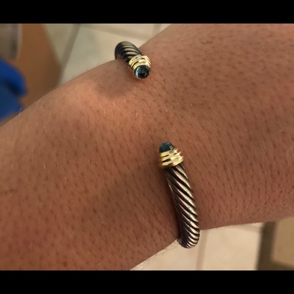 David Yurman | Jewelry | David Yurman Cable Classic With Blue Topaz ...